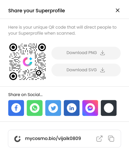 A Super profile for all the Super things you do.